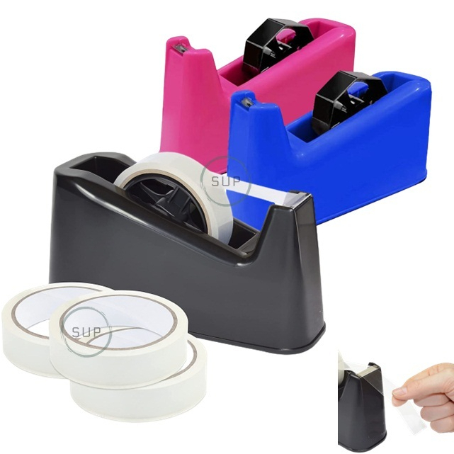 Heavy Dual Core Tape Dispenser Assorted / Refillable Tape Dispenser ...