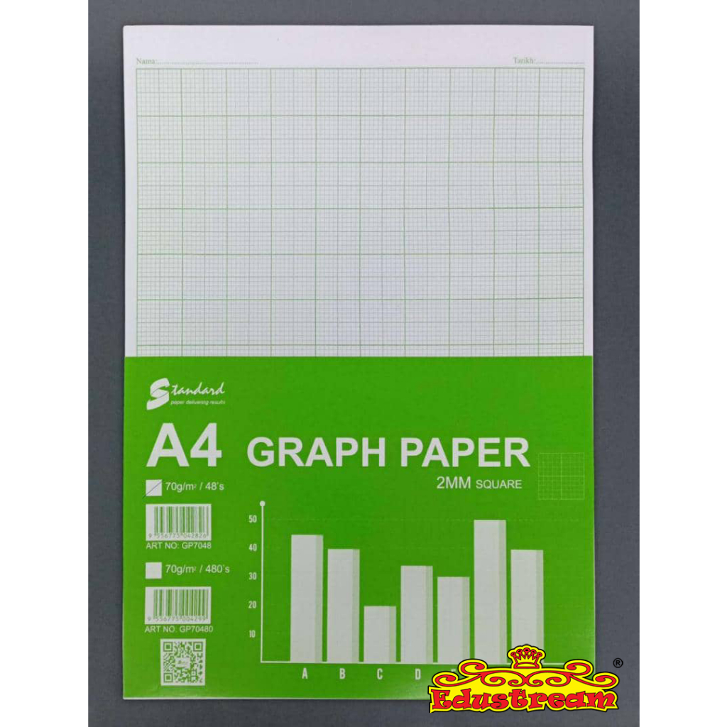 Standard A4 Graph Paper GP7048 | Shopee Singapore