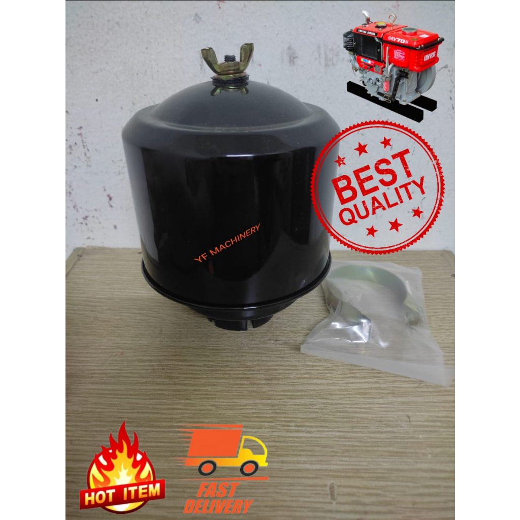 Kubota Vikyno Rv70 RK70 Air cleaner size ID 45mm(Lubang 45mm)(HIGHT ...