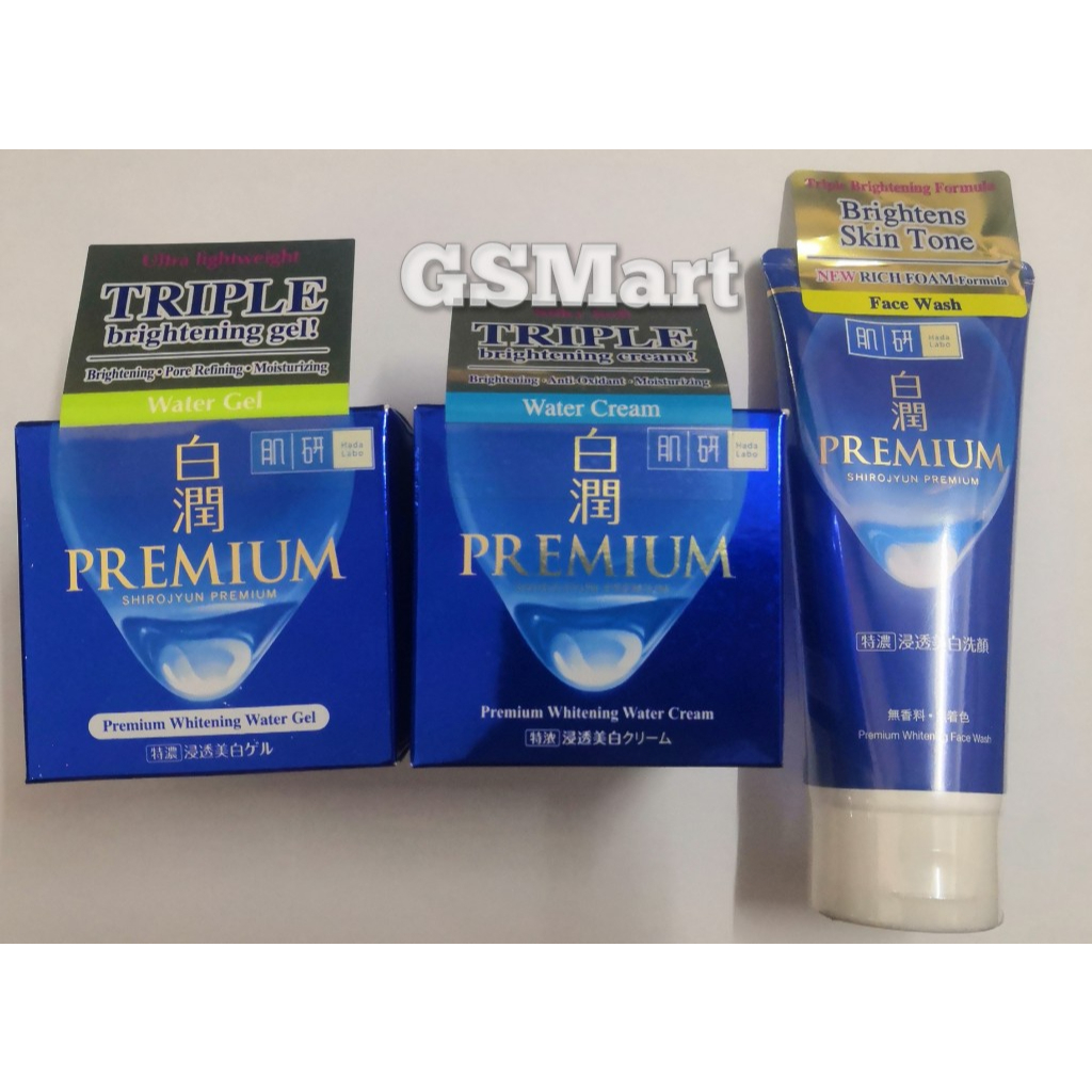(Fast Ship Out) Hada Labo Premium Whitening Water Gel / Water Cream ...