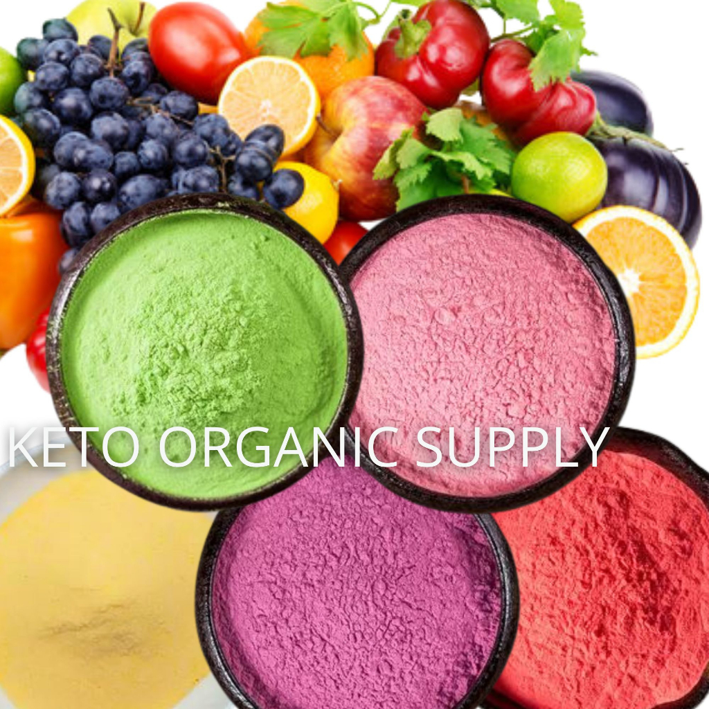 Fruit powder 水果粉 Serbuk buah Organic orange lychee strawberry mango ...