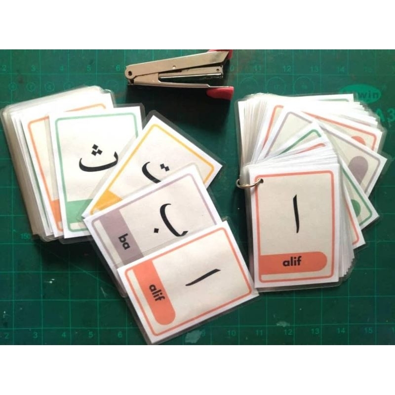 Flashcards Jawi | Flashcards Hijaiyah |Arabic Alphabet | Shopee Singapore