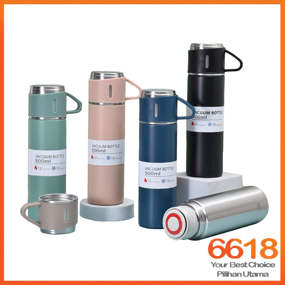 Set Kelalang Vakum Set Cawan Vakum Kreatif Botol Termos Water Thermos ...