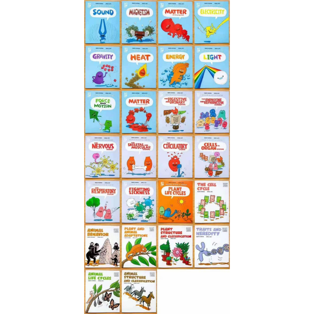 Building Blocks of Science Series, Physics, life nature, biology comic ...