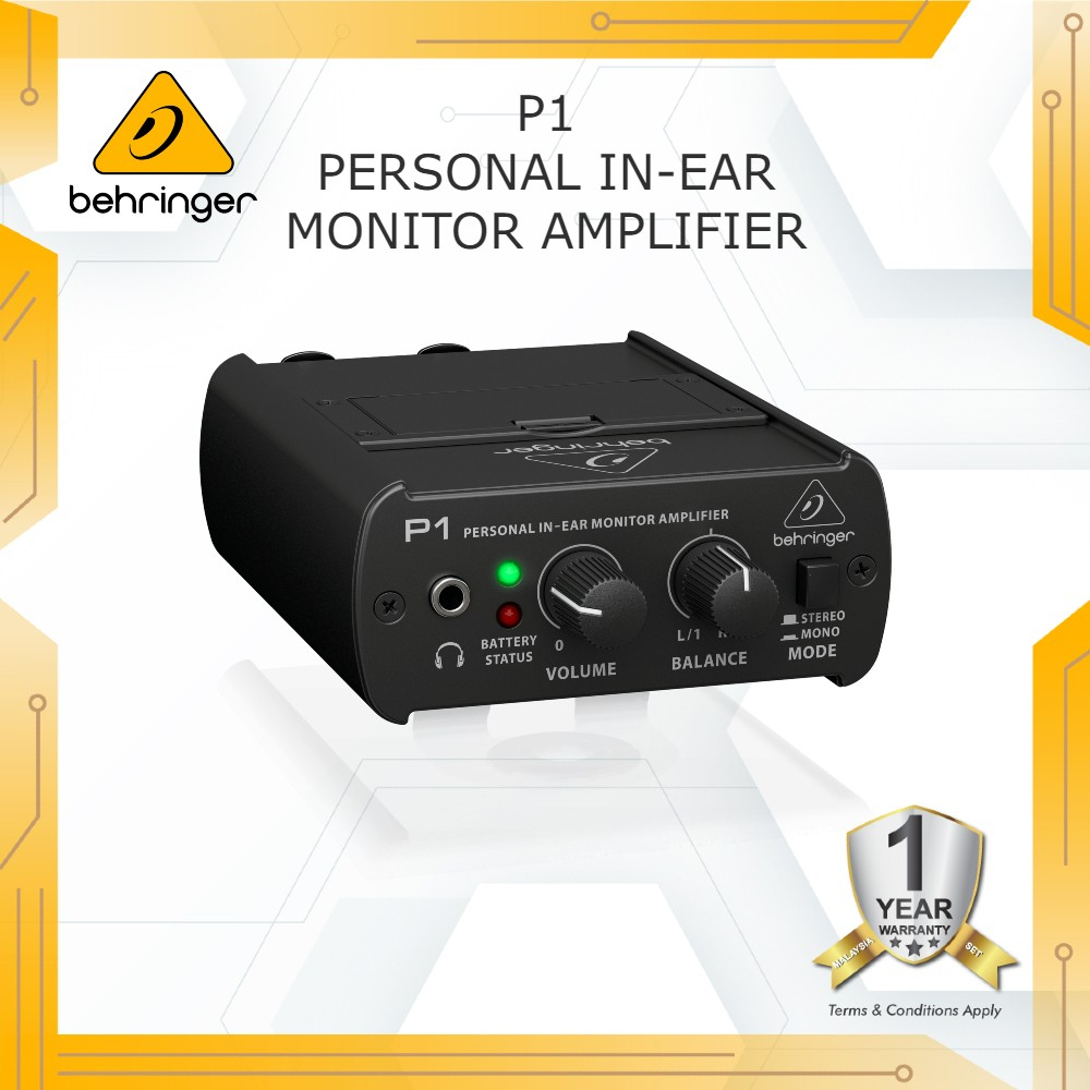 BEHRINGER P1 Personal In-Ear Monitor Amplifier | Shopee Singapore