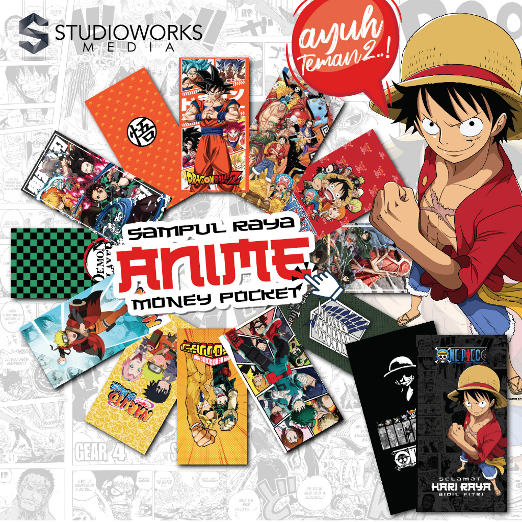 Sampul Duit Raya Anime Jepun Japanese Tokyo Arigato Money Packet Angpao ...