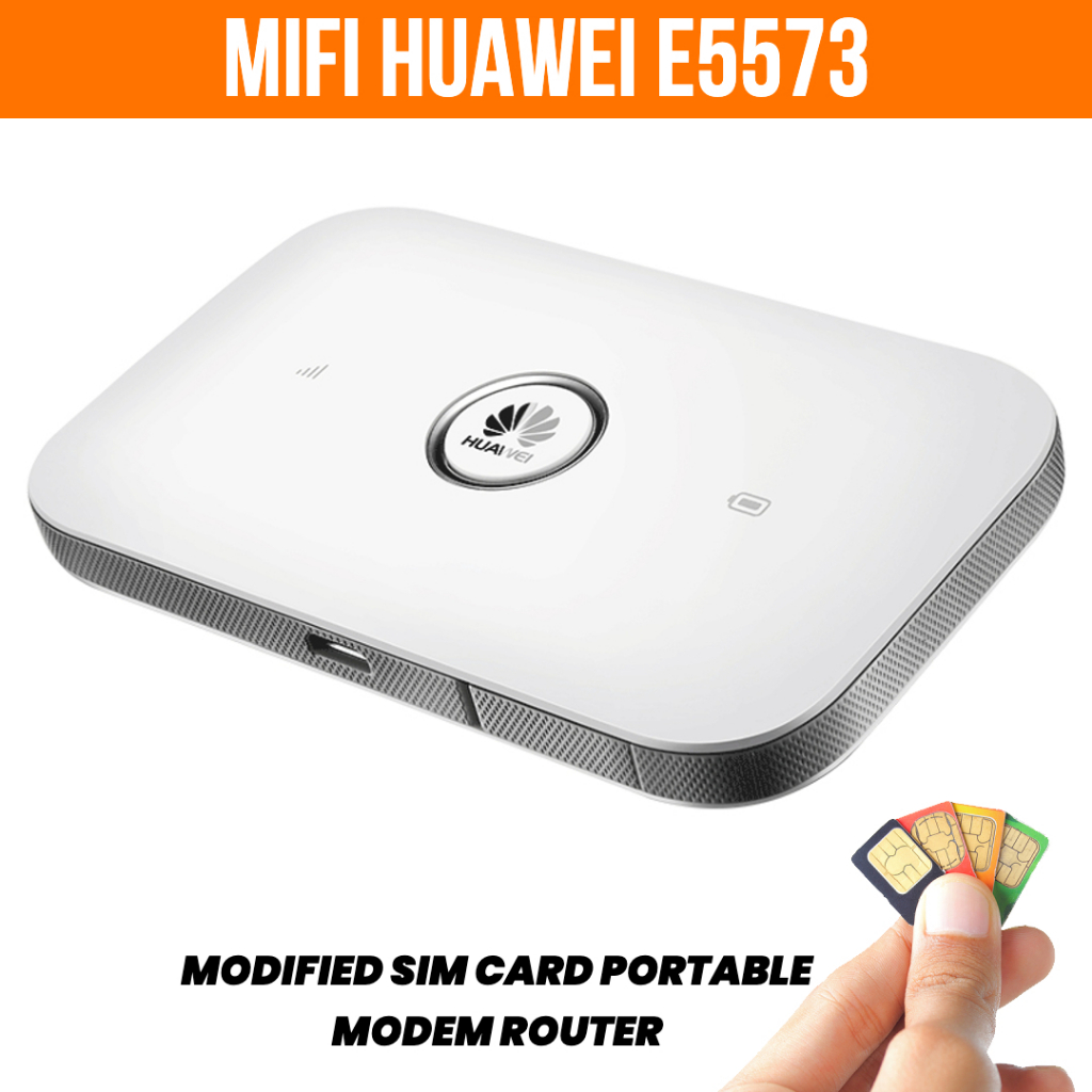 Modified HUAWEI E5573 4G LTE Portable Modem Unlimited WiFi Pocket WiFi ...