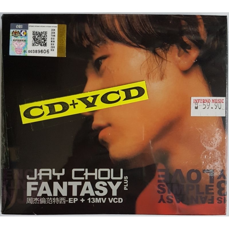 Jay Chou Jay Chou-Fantasy EP (Malaysia Version CD+VCD) | Shopee Singapore