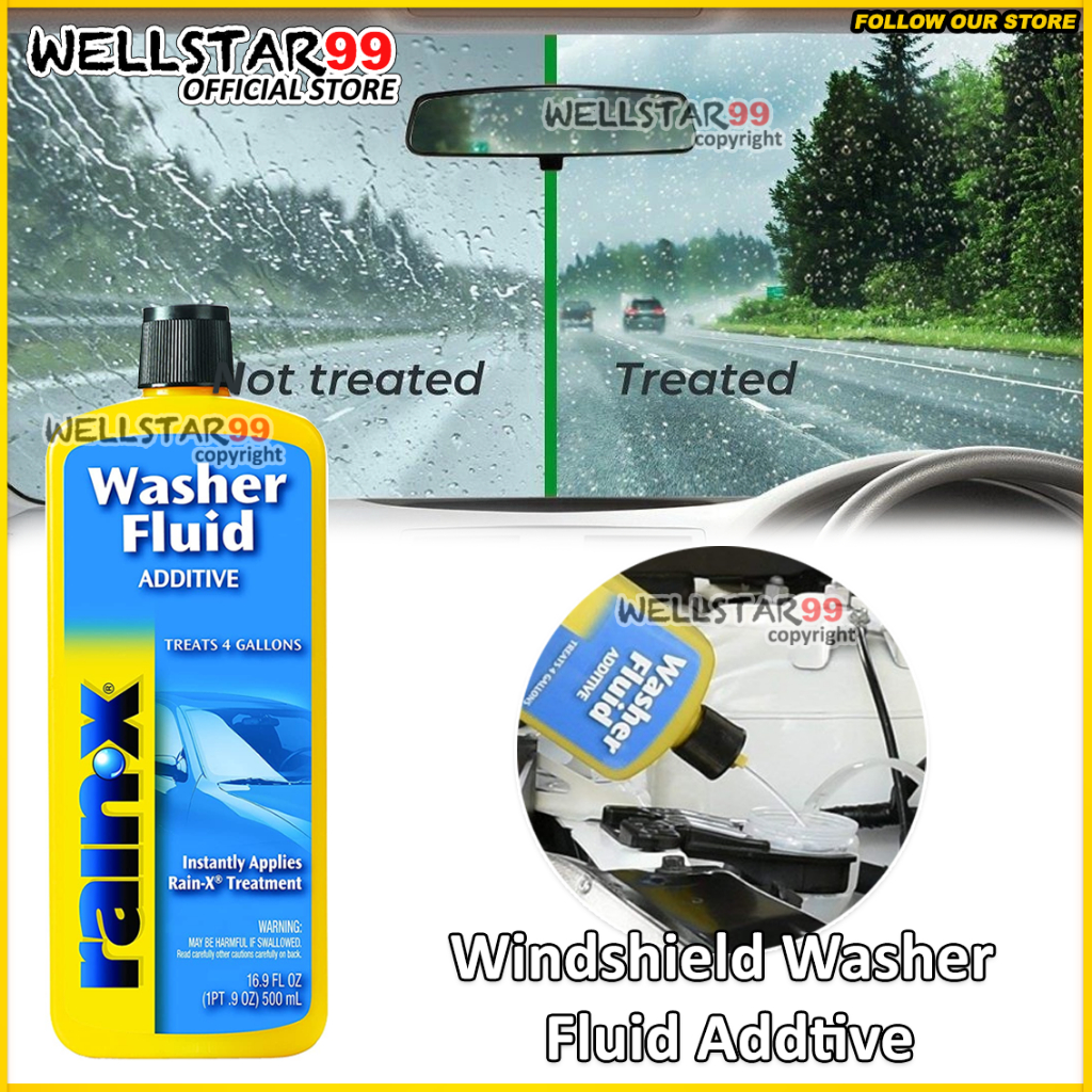 Rain‐X / Rainx Windshield Washer Fluid Additive 500ml | Shopee Singapore