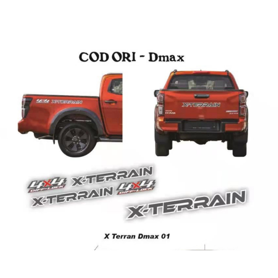 ISUZU DMAX Car Sticker Body Side Front Rear Decal - DMAX 1 TO 5 [P1 ...