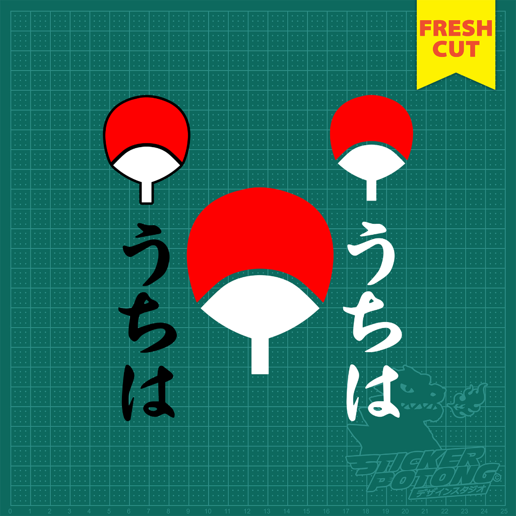 STICKER UCHIHA CLAN (STICKER POTONG) | Shopee Singapore