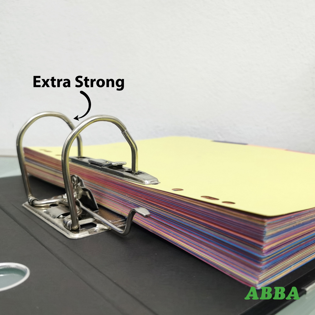 ABBA Color Arch File 3 Inch A4 Pack of 4/ Folder Organizers/ Document ...