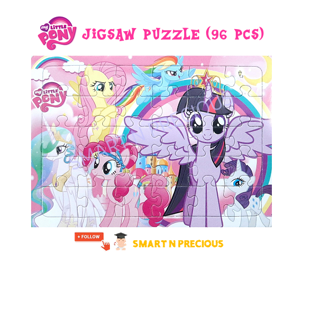 My Little Pony Jigsaw Puzzles Educational Toys for Kids (XL size 96 pcs ...