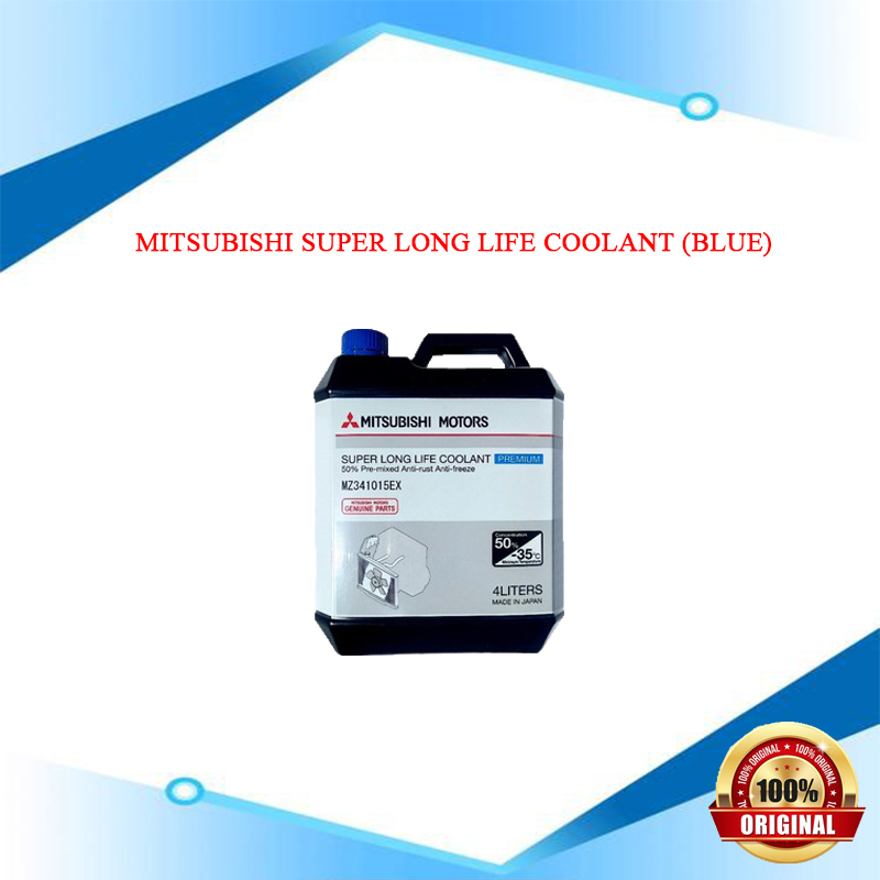 Mitsubishi Super Long Life Coolant 4Liter Pre-Mixed 50% Anti-Rust Anti ...