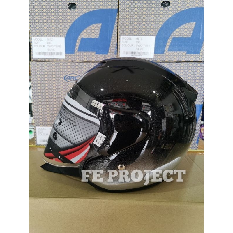 2022 - 2023 SPECIAL EDITION HELMET ARC RITZ 2TONE SILVER MALIBU ...