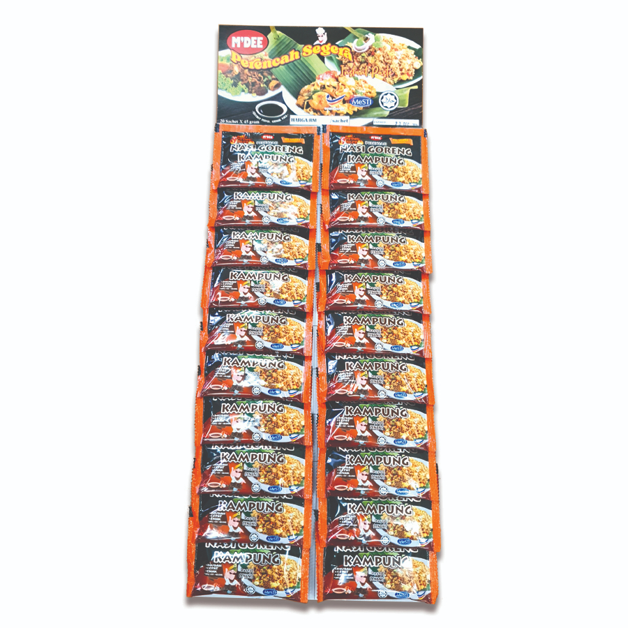 Spicy KAMPUNG FRIED RICE FLAVOR 45G BOARD 20 SACHETS | Shopee Singapore
