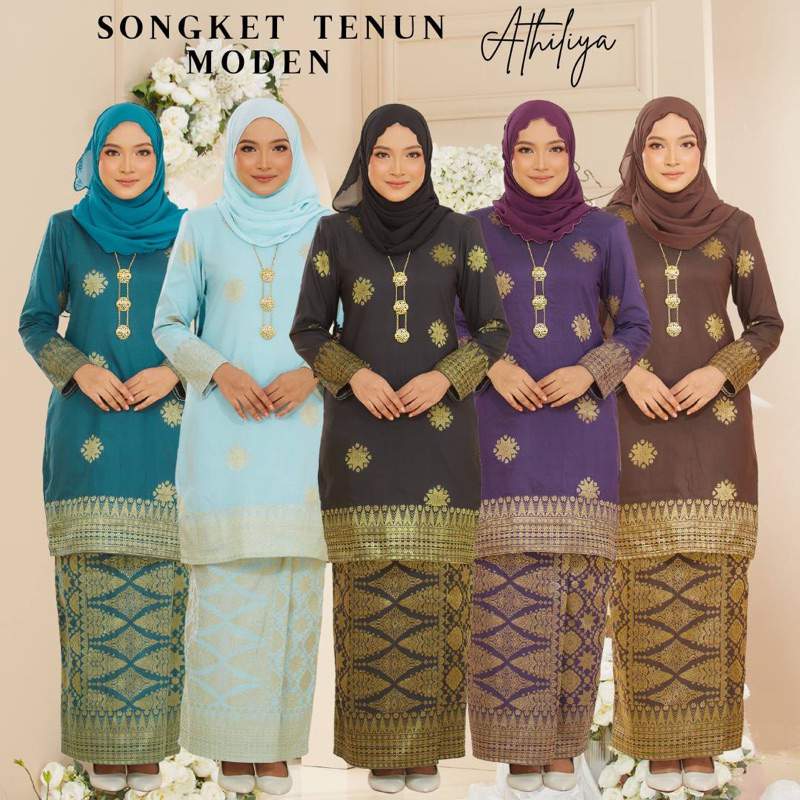 BAJU RAYA 2024 viral / BAJU KURUNG SONGKET TENUN MODEN ATHILIYA (SAIZ ...