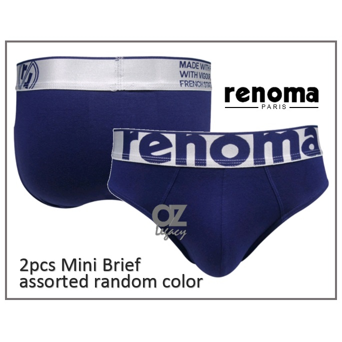 RENOMA FORCE Three Euro Men Mini Pure Cotton Stretch (REM8073) | Shopee ...
