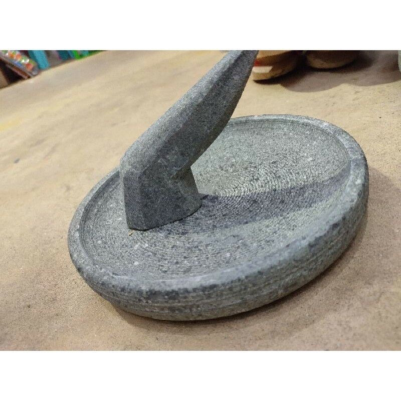 Friction Stone Mortar / Ulekan Stone Mortar Volcano Lava Stone Mortar ...