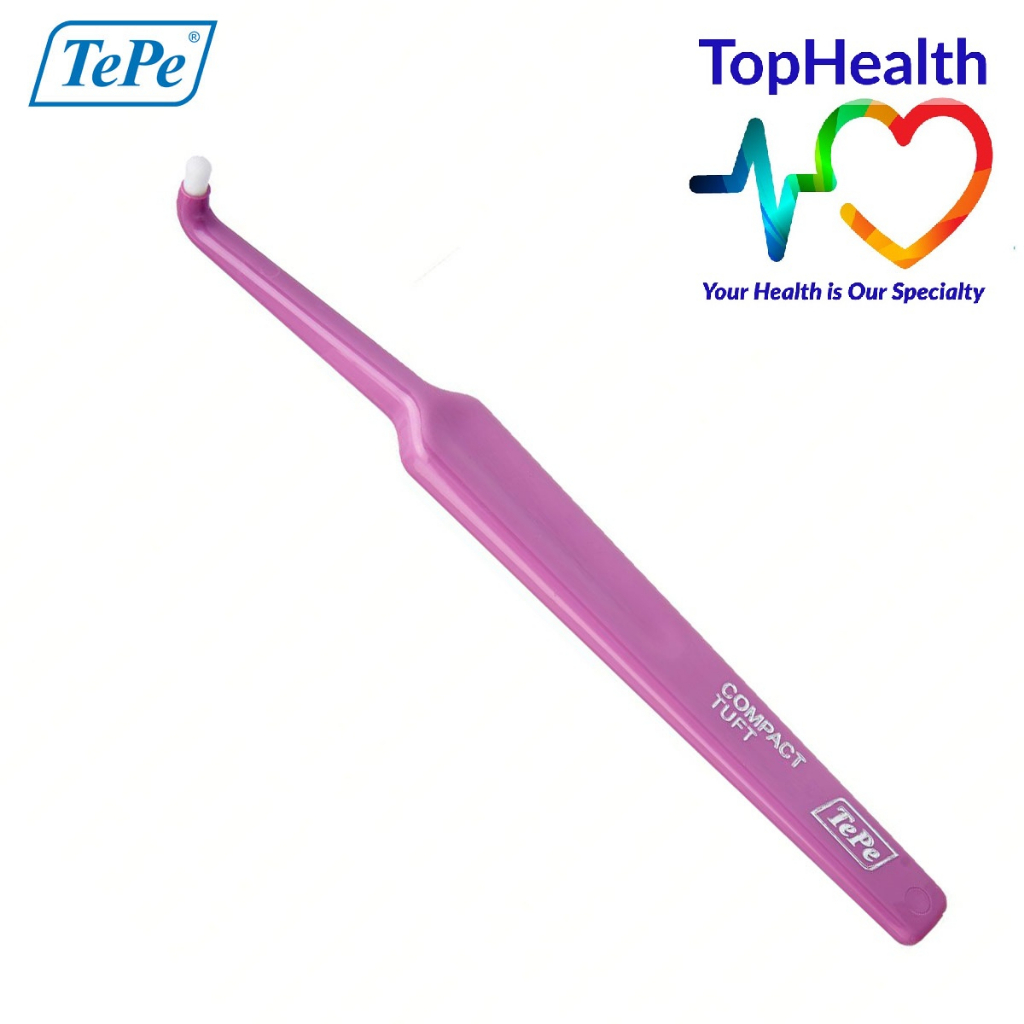 TEPE Compact single Tuft Orthodontics Braces Dental Implant Toothbrush ...