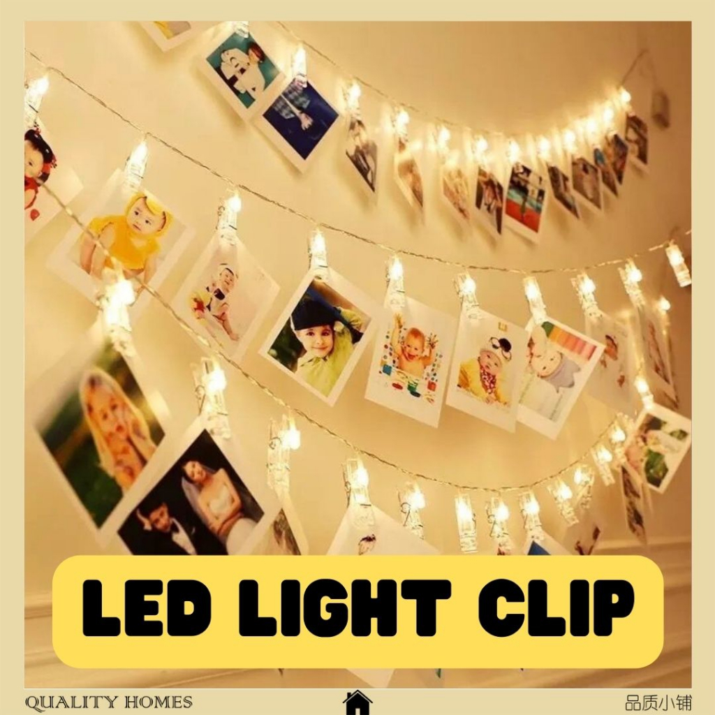 1.5M 3M LED Photo Clip String Fairy Light Valentine Christmas ...