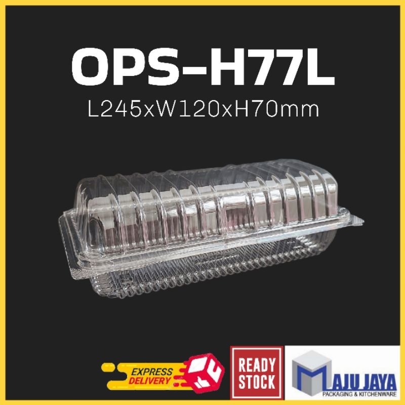 OPS-H77L BENXON Plastic Tray with Lock Bakery Disposable Clear Food Box ...