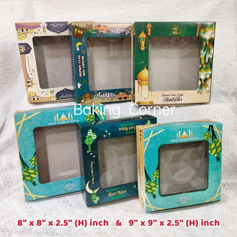 Raya Box KUIH KAPIS KEK LAPIS HARI RAYA WINDOW Box | Shopee Singapore