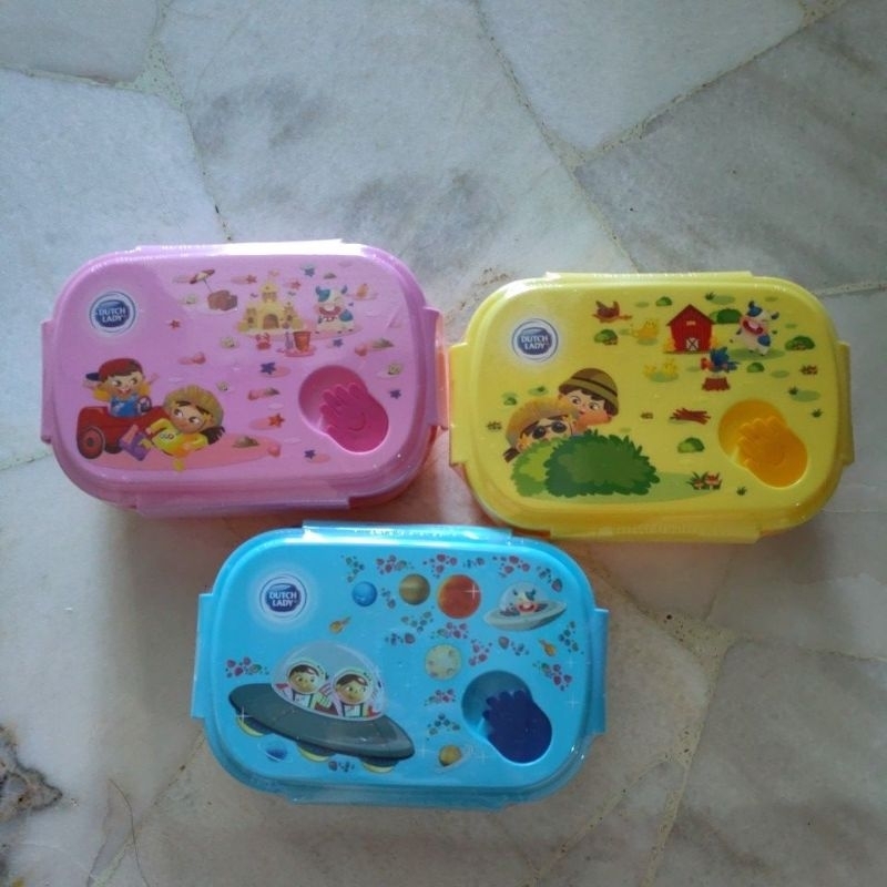 Dutch Lady Food Containers Tupperware Lunch Box限量版便当盒 | Shopee Singapore
