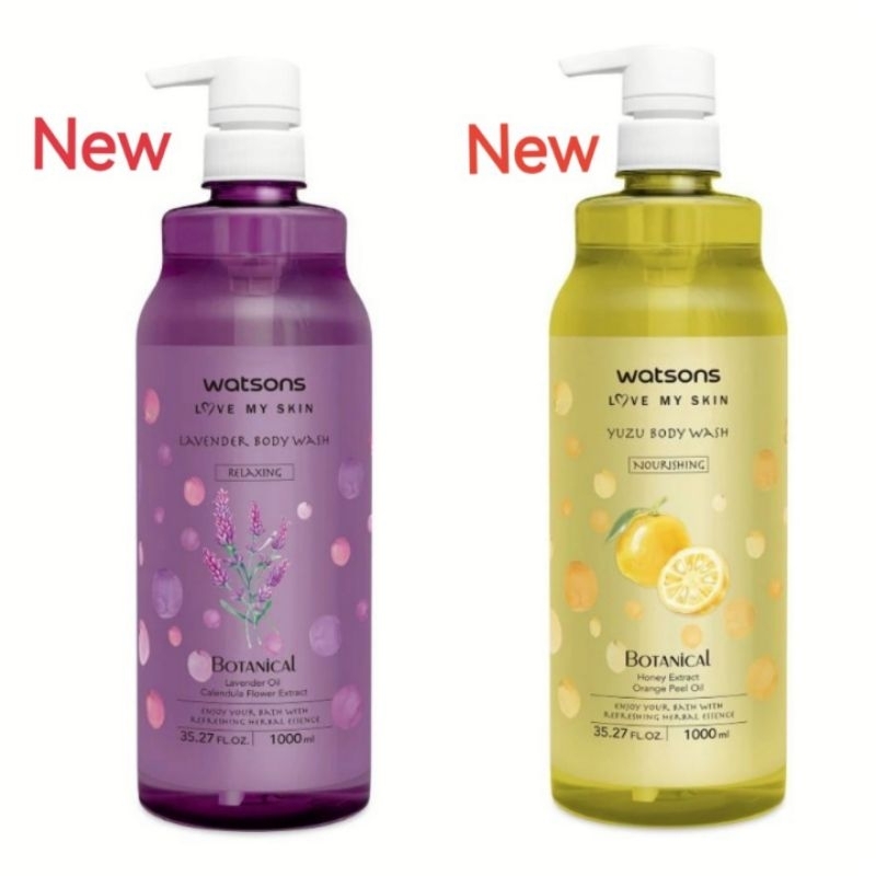WATSONS Love My Skin Body Wash White Tea/ Rose/ Cherry Blossom (1 Liter ...