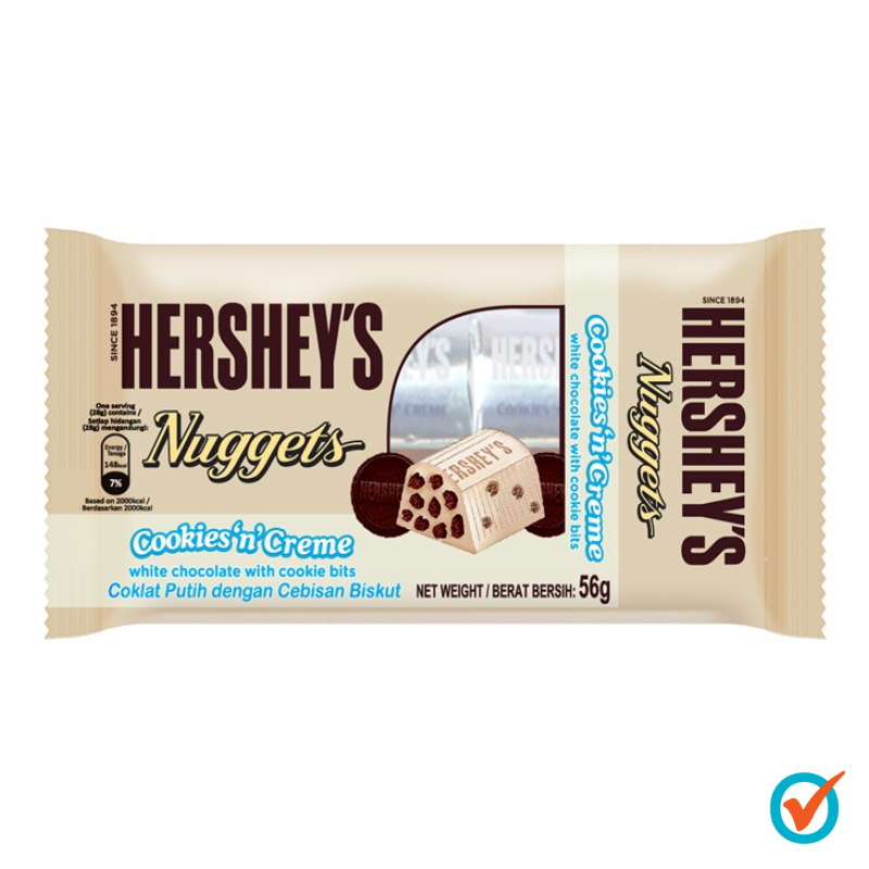 Hershey's Nugget Stick Pack 6P Cookies N Creme 56g | Shopee Singapore