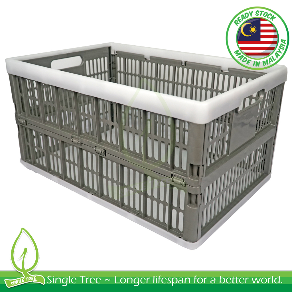 1 X ST Foldable Basket (STBS30) Collapsible Storage Bin Box Container ...