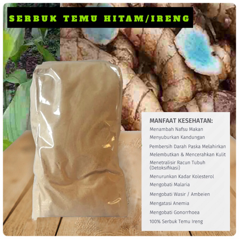 BLACK TEMU POWDER/IRENG FLOUR (100g) | Shopee Singapore