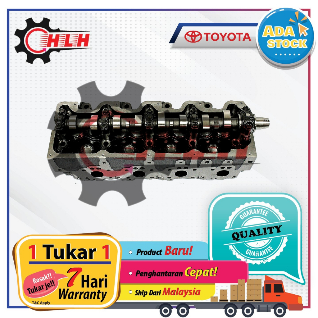 Toyota Hiace Dyna Hilux 2L 2L2 3L Cylinder Head (Complete, New ...