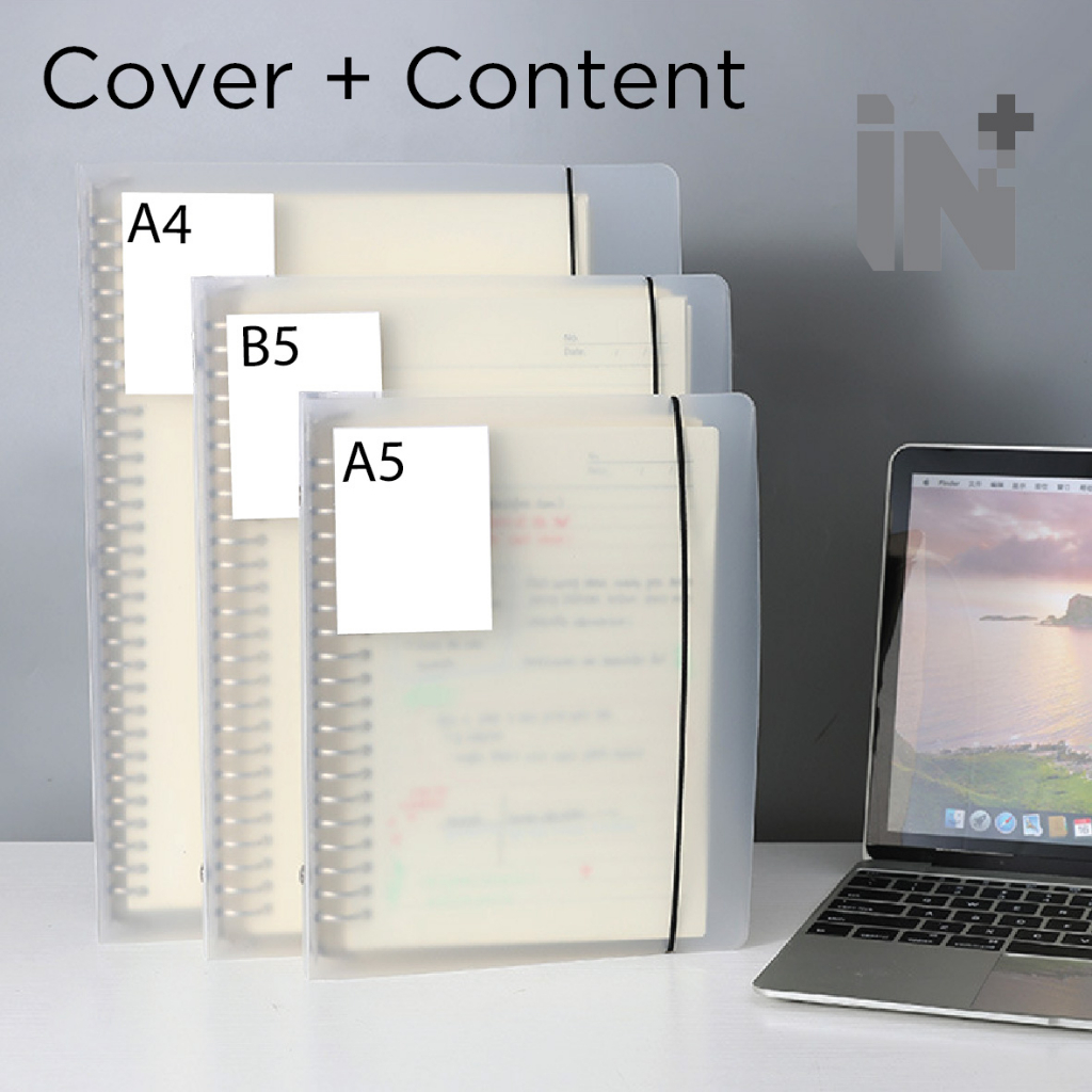 A5 A4 Loose Leaf Refillable Cover Notebook journal Diary Blank/Line ...