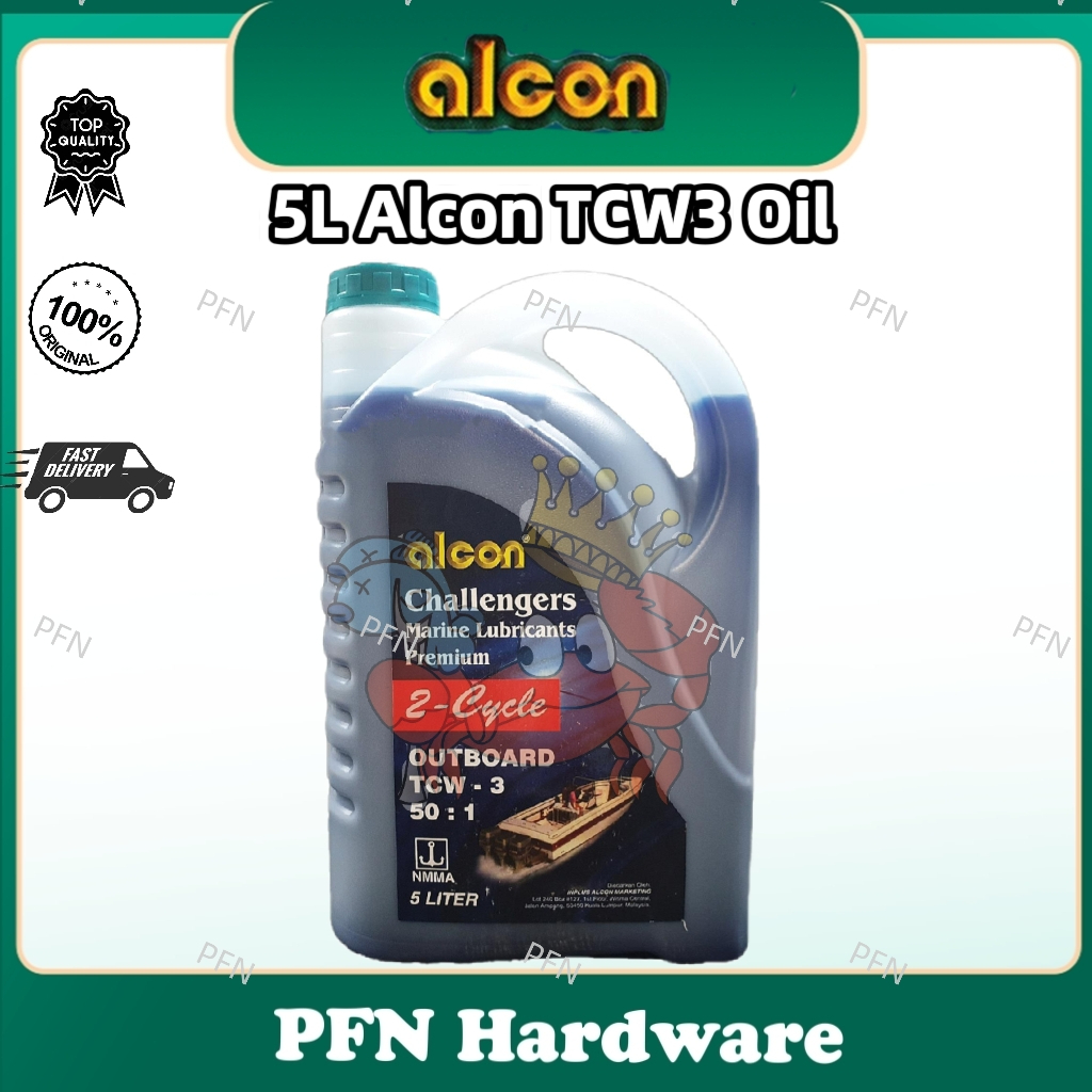 Alcon TCW3 Engine Oil 5L Outboard Marine Lubricants 2-Stroke (Made in ...