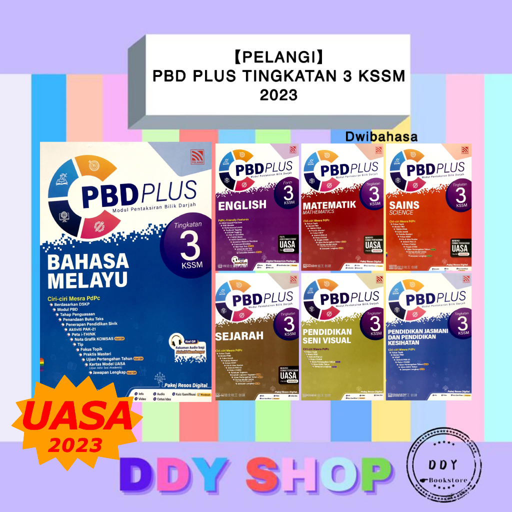 Clearance【rainbow】pbd PLUS Form 3 UASA KSSM 2023 Classroom Assessment ...