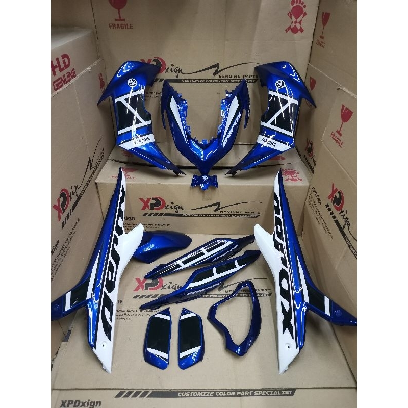 NVX V2 COVERSET BLUE COVERSET 2023 CUSTOM DESIGN | Shopee Singapore