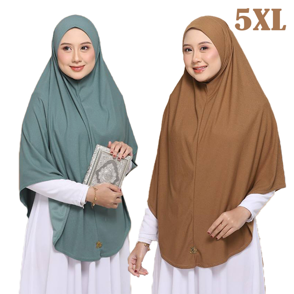 Hijab Sarong Umrah Long Sleeve 5XL Mini Telekung | Shopee Singapore
