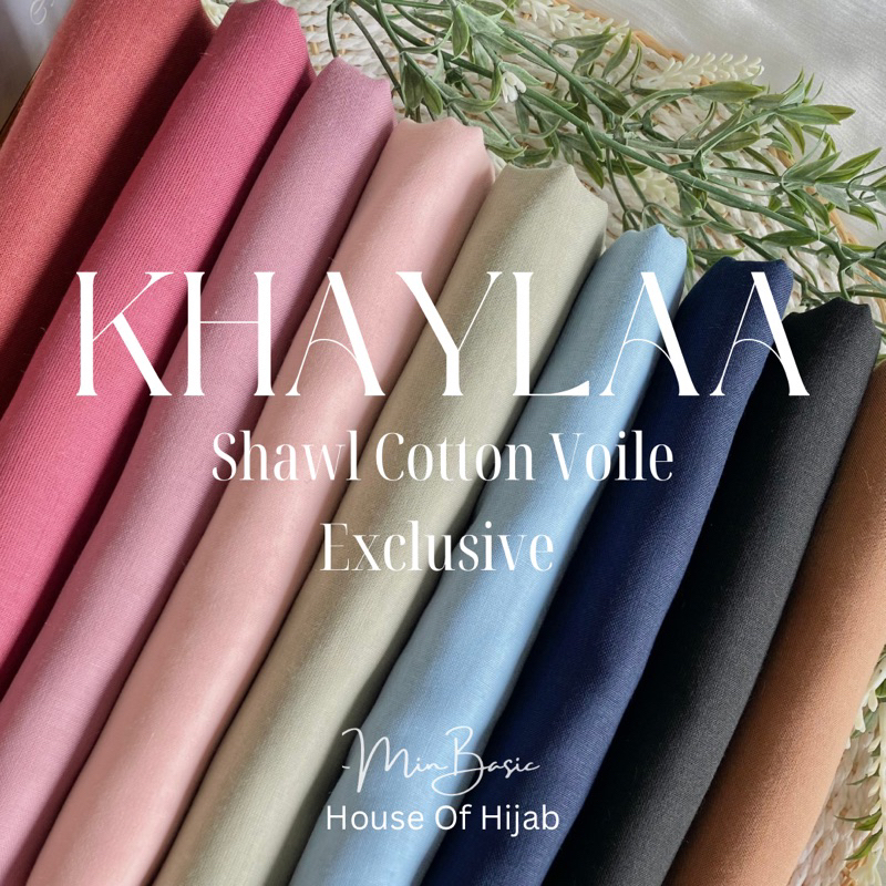 Shawl Cotton Voile -Basic Shawl- (on point) | Shopee Singapore