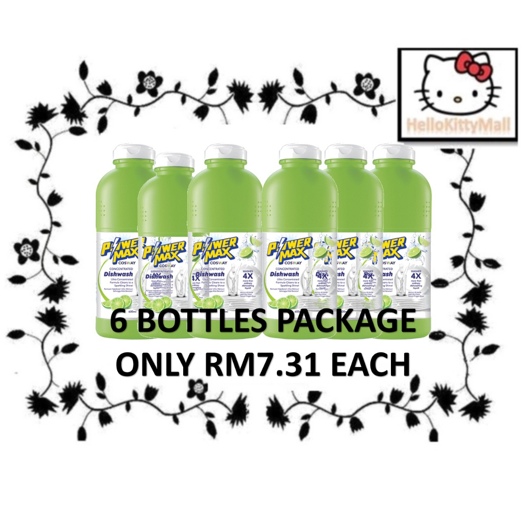 (Set of 6) Cosway PowerMax Dish Drops(dish detergent)洗碗液 / Dish Drop ...