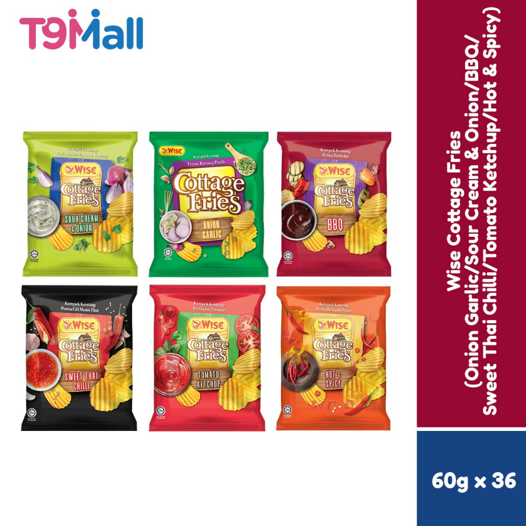 WISE COTTAGE FRIES 60G X 36pack(1ctn) | Shopee Singapore