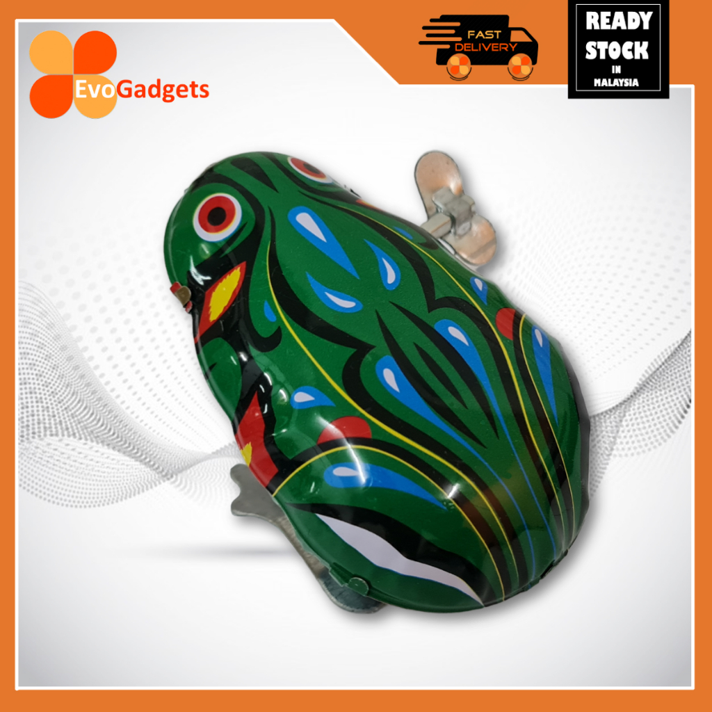 Classic / Traditional Toy Jumping Frog - Mechanical Frog Made of Steel ...
