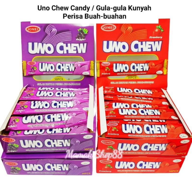 Uno Chew Candy/Chewy Candy Fruit Flavor (HALAL) | Shopee Singapore