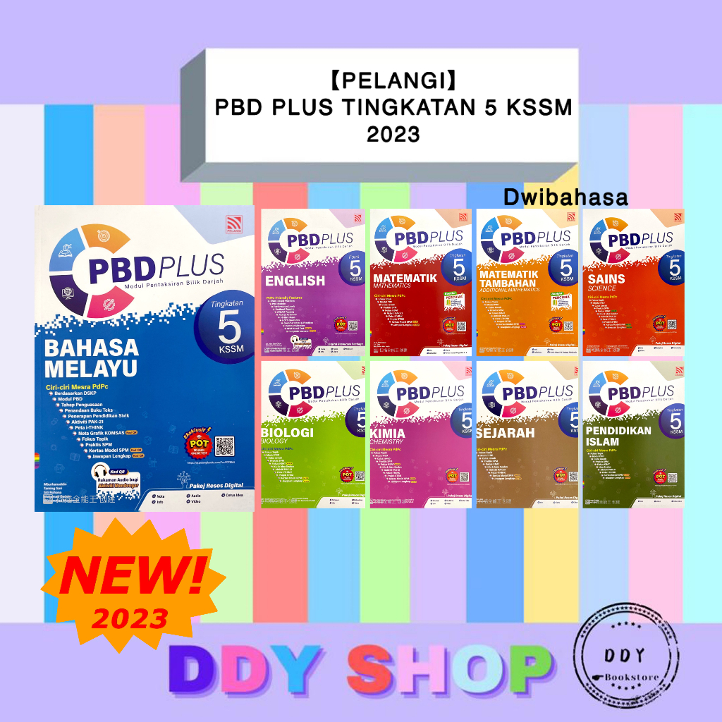 Clearance【rainbow】pbd PLUS Form 5 UASA KSSM 2023 Classroom Assessment ...