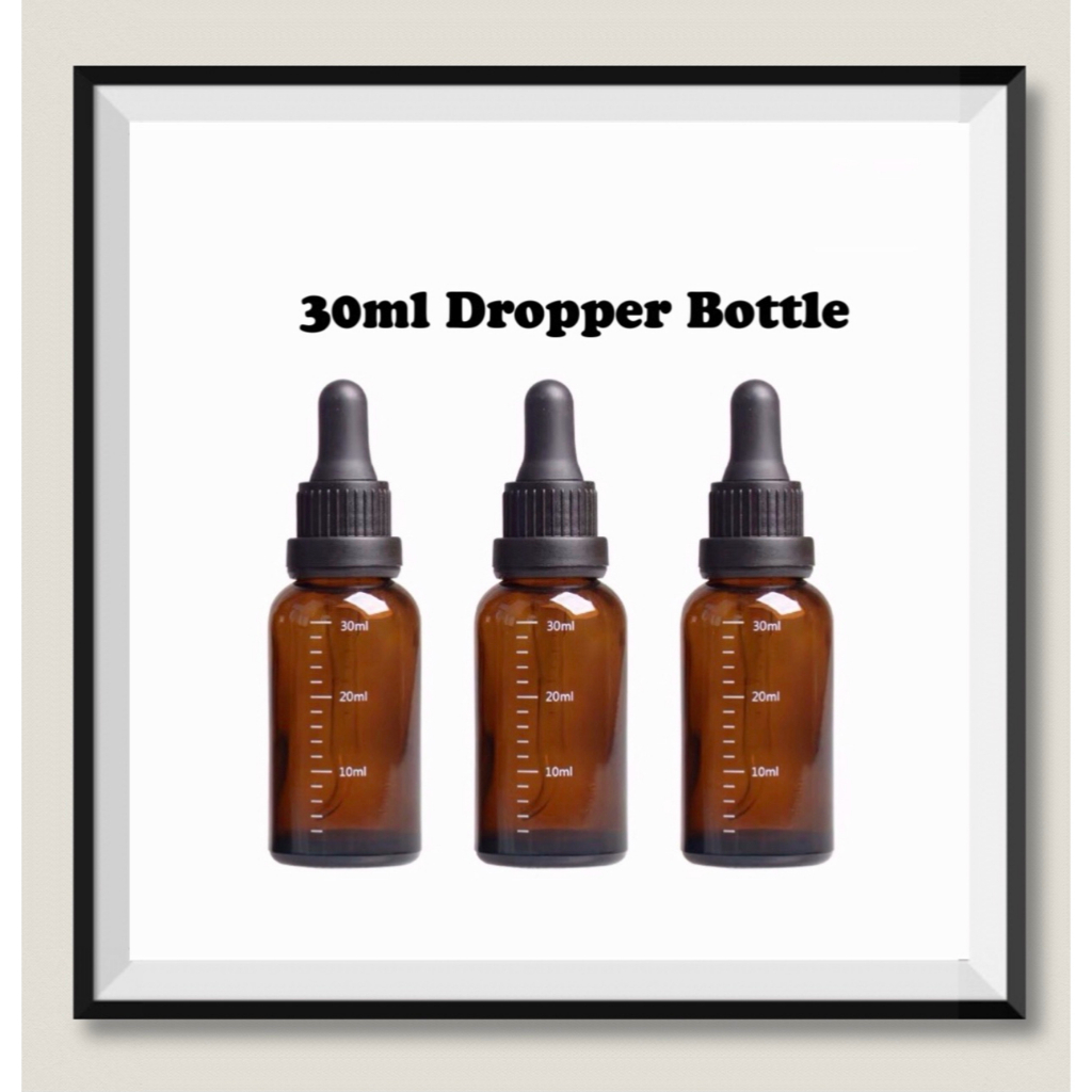30ml Dropper Amber Glass Bottle Essential Oil Bottle Dropper Bottle ...