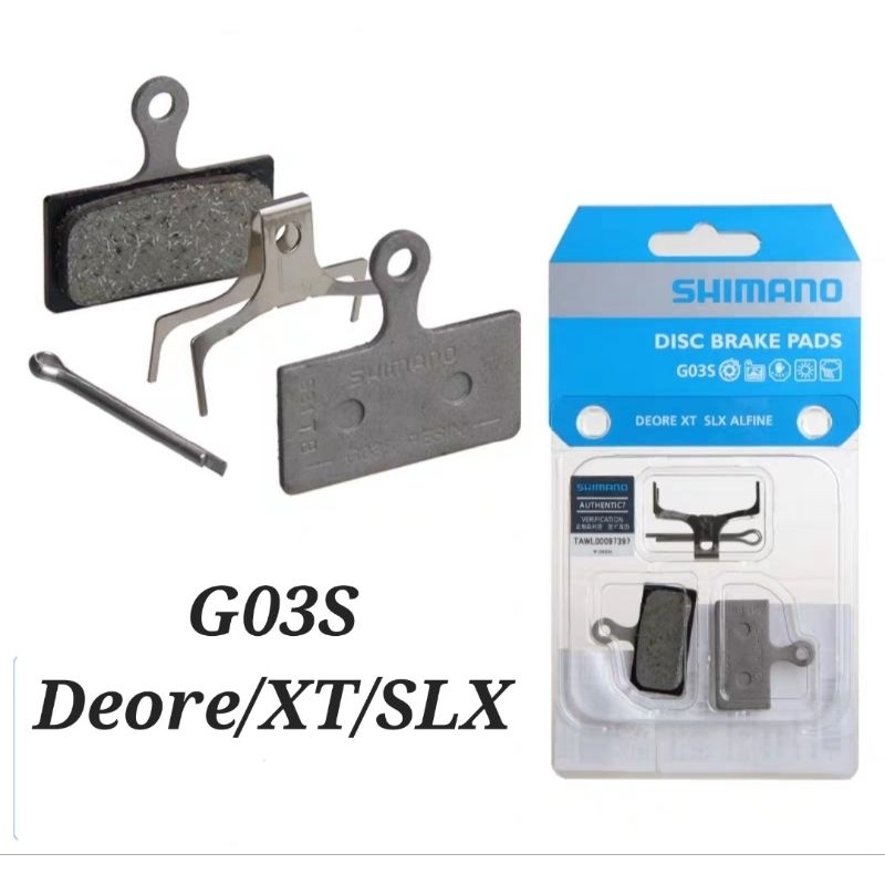 Shimano Disc Brake Pad G03S Deore/XT/SLX Alphine Brake Pad | Shopee ...