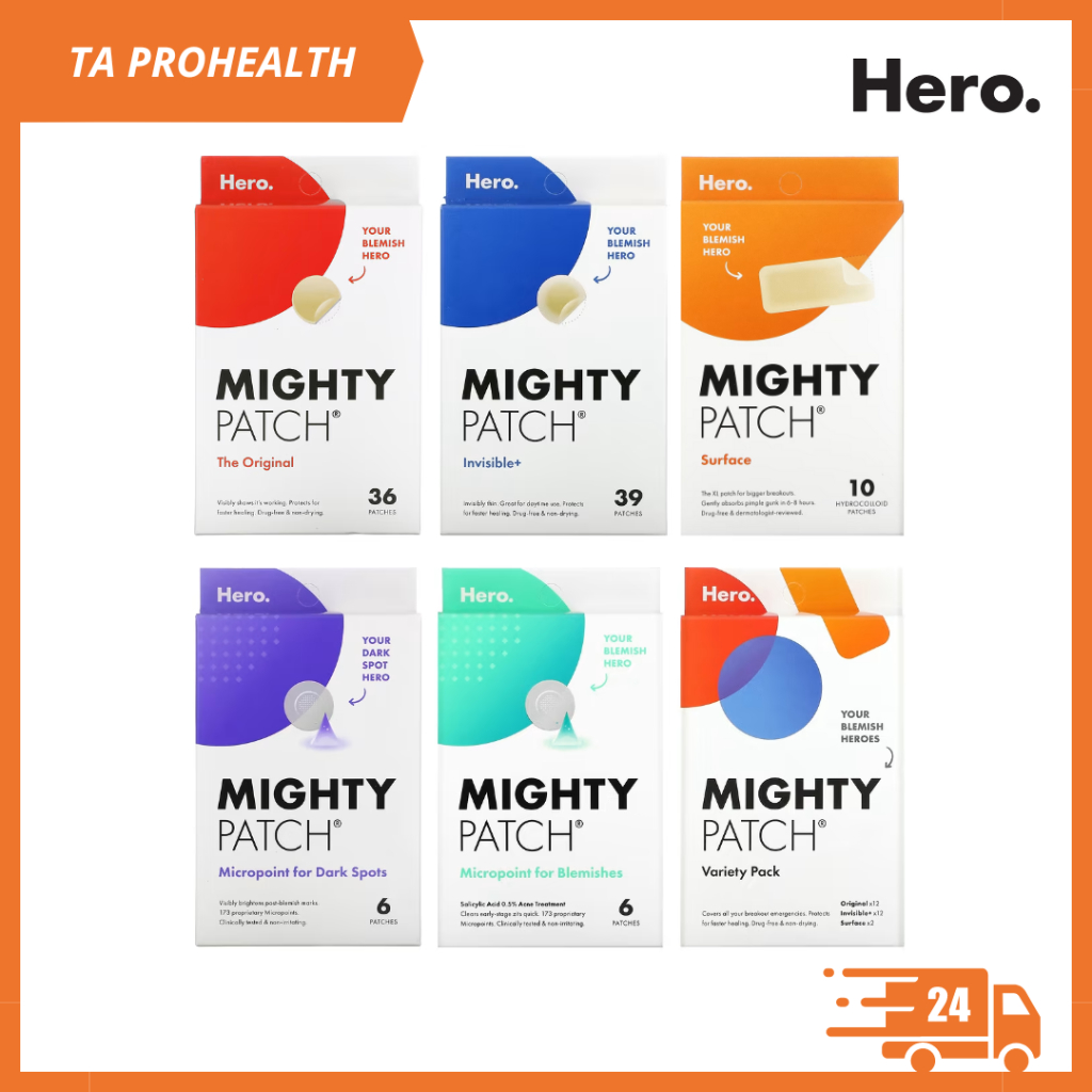 Hero Cosmetics Mighty Patch l Variety l Micropoint Blemishes l ...