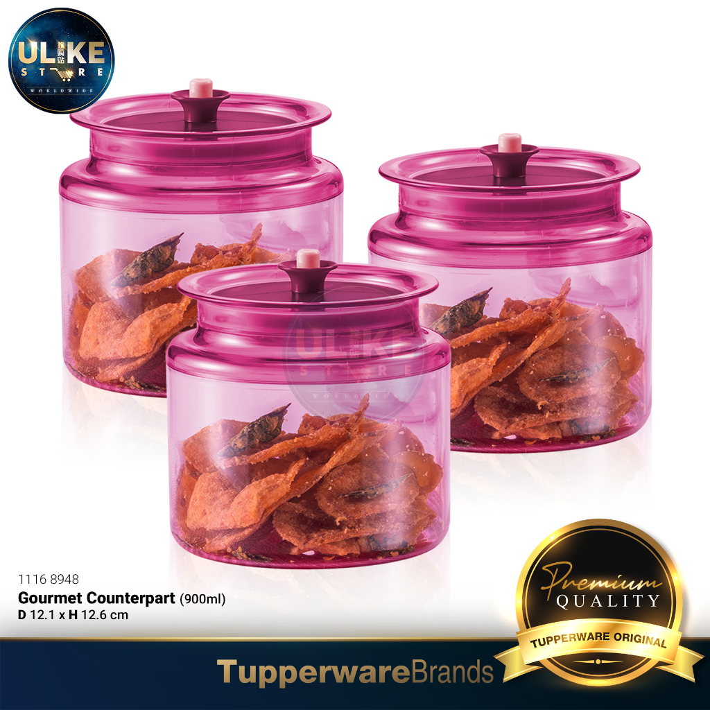 Tupperware Counterpart (3pcs) 900ml Tupperware Raya Set 2023 Bekas Kuih ...