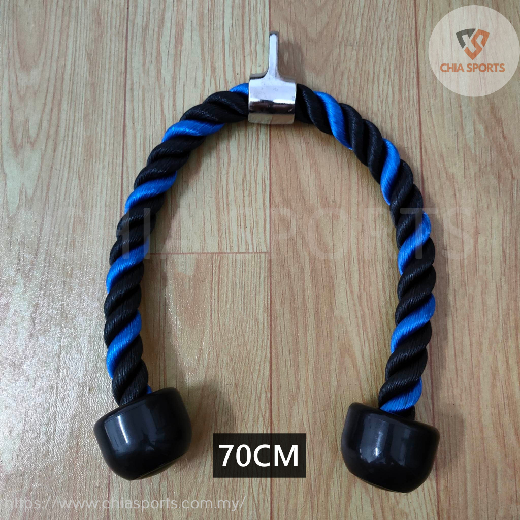 Triceps Rope Double Ended Single Head Pull down Biceps Arm Muscle Tali ...