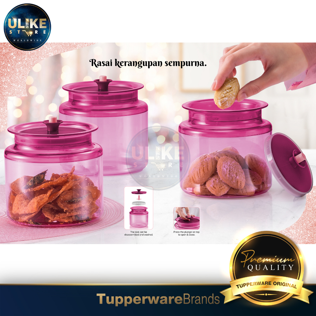 Tupperware Counterpart (3pcs) 900ml Tupperware Raya Set 2023 Bekas Kuih ...